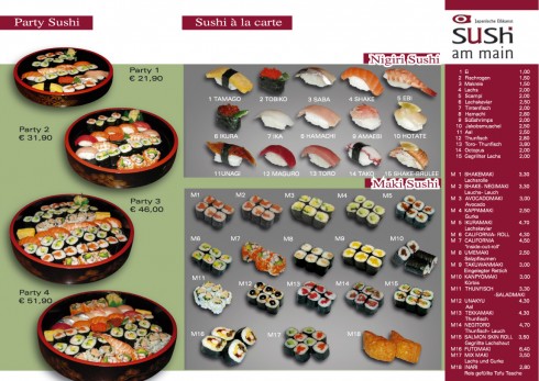 Restaurant Sushi am Main in Frankfurt am Main