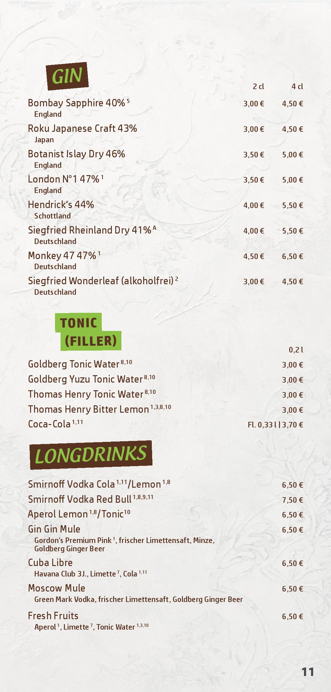 Speisekarte - Restaurant xfresh - coffee foodlounge in Dresden ...